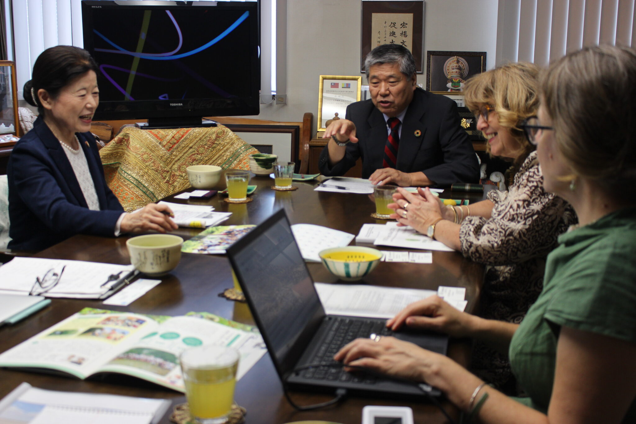 Visit to OISCA Headquarters by Ms. Astrid Schomaker, Executive ...